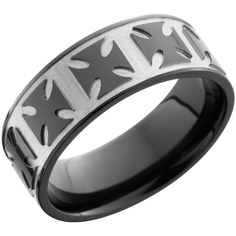 Lashbrook Black Zirconium 8mm Men's Wedding Band – TheJewelryShop